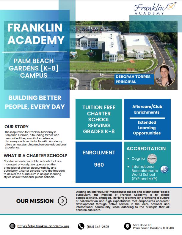 Franklin Academy Palm Beach Gardens [K-8]'s Home Page